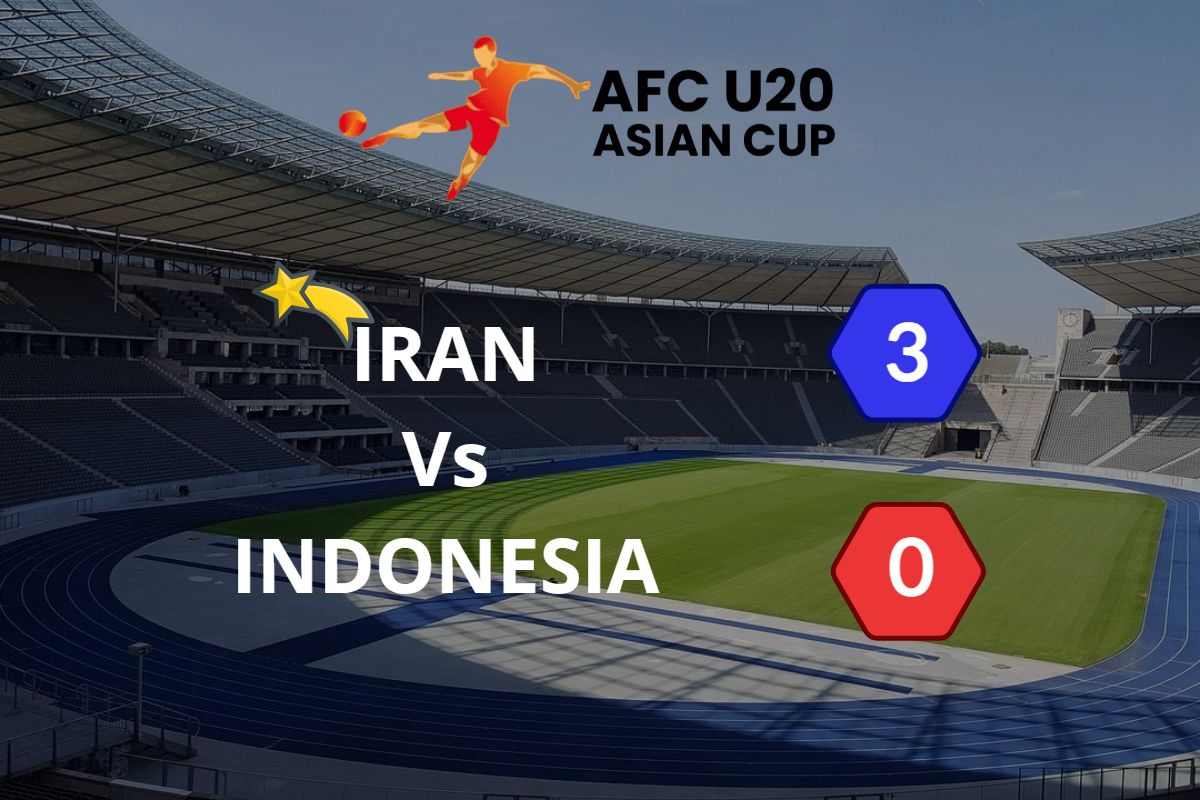 Laga Pertama Grup C Piala Asia U-20 2025: Iran Vs Indonesia 3 - 0